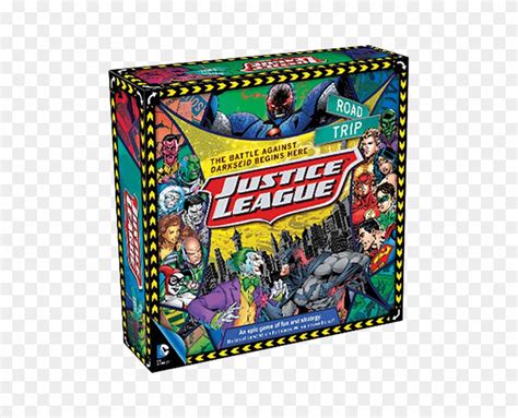 Road Trip Board Game Justice League Board Game Hd Png Download