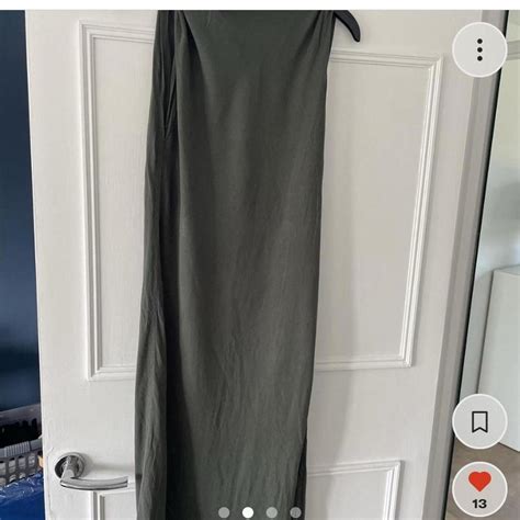 Zara Khaki Midi Dress Bought On Depop And Never Depop