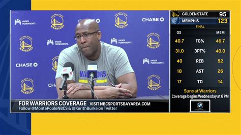 Warriors On Nbcs On Twitter Mike Brown Says Kerr Tried To Keep The