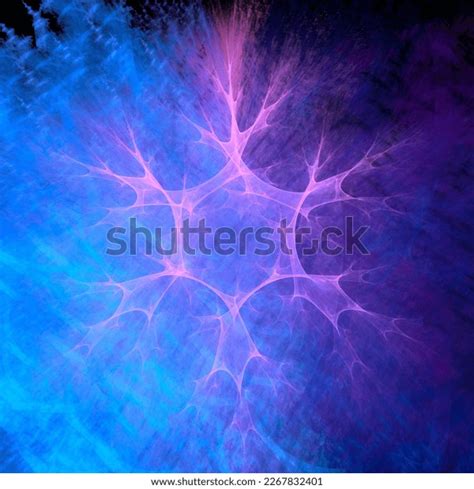 Neuron Dendrites Conceptual Illustration Conceptual Illustration Stock