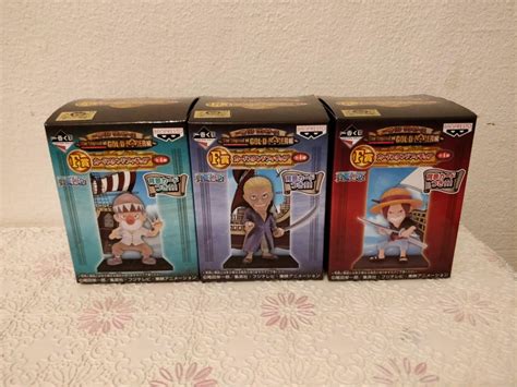 One Piece Ichiban Kuji Figures History Of Gol D Roger Shanks Buggy
