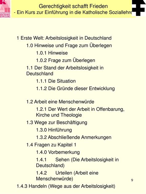 PPT Gerechtigkeit schafft Frieden Ein Kurs zur Einführung in Katholische Soziallehre
