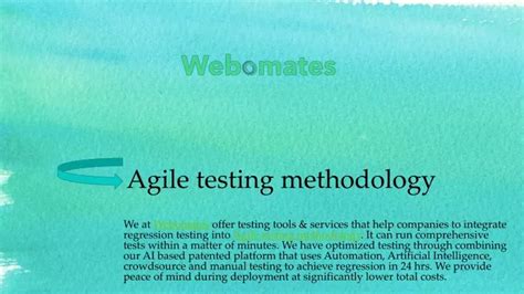 PPT Agile Testing Methodology PowerPoint Presentation Free Download ID