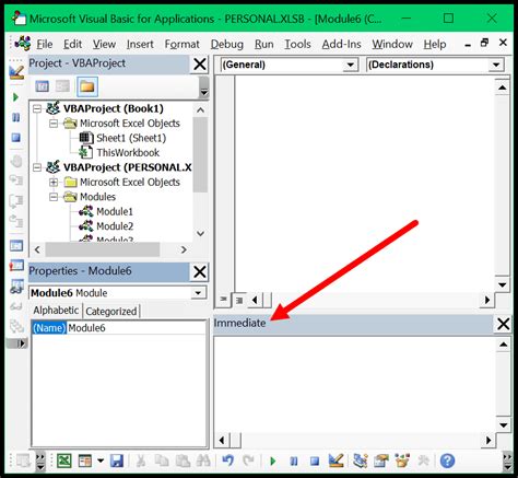 Vba Immediate Window Debugprint