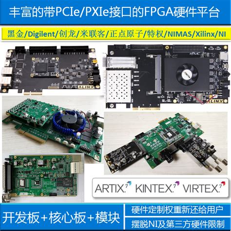Labview My Fpga Pcie Pro4：artix7kintex7 摆脱ni硬件限制不限制芯片封装和引脚数量软件工具包