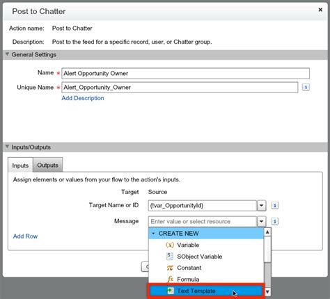 How To Post To Chatter In Visual Flow Salesforce Sidekick