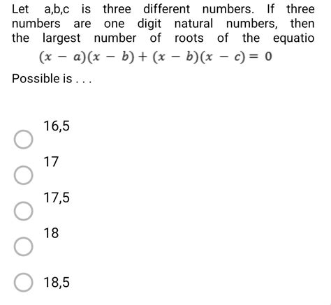 Let Abc Is Three Different Numbers If Three StudyX