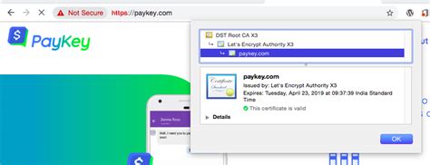 Ssl Chrome Show Invalid But Says That The Certification Is Valid Server Fault