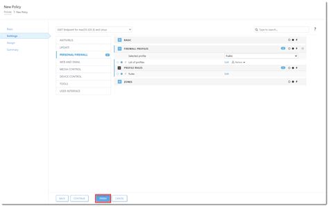 Kb8035 Create A Firewall Exception On Macos Using Eset Protect Or Eset Protect On Prem