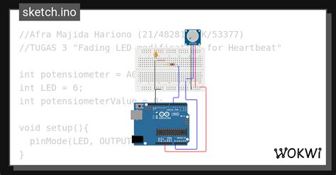 Fading Led For Heartbeat Wokwi Esp32 Stm32 Arduino Simulator