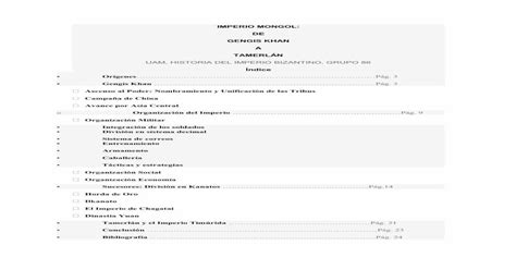 Imperio Mongol PDF Document