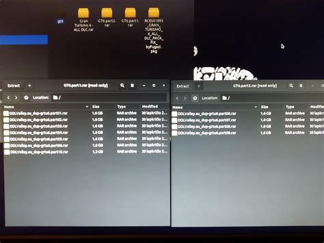 archive manager doesnt combine rar parts gives an error when trying to