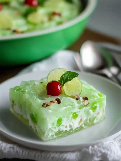 Irresistible Lime Jello Salad A Delicious No Bake Treat