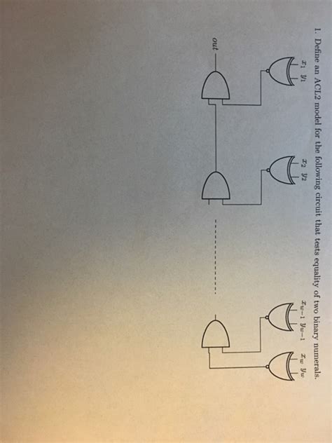 Solved Define An Acl2 Model For The Following Circuit That