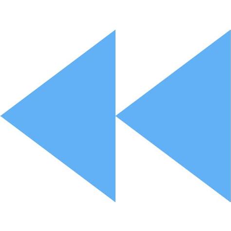 tropical blue media skip backward icon free tropical blue skip icons