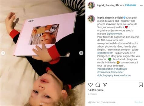 Ingrid Chauvin Maman Comblée Ce Moment Avec Son Fils Tom Qui La