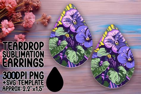 Dynamic Flower Pattern Sublimation Teardrop 3828724