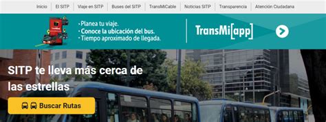 Consultas De Las Rutas Del SITP Y Transmilenio Por Internet Mi Gobierno Digital
