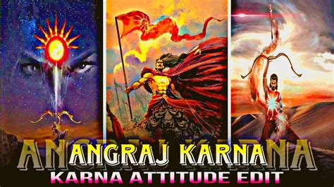 Mahabharat~🚩 Suryaputra Karna Attitude 😈 Suryaputrakarn Karn Krishna