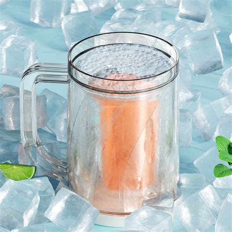 Diaedge Mug Beer Glass Beer Cup Beer Glasses For Freezer Plastic Beer