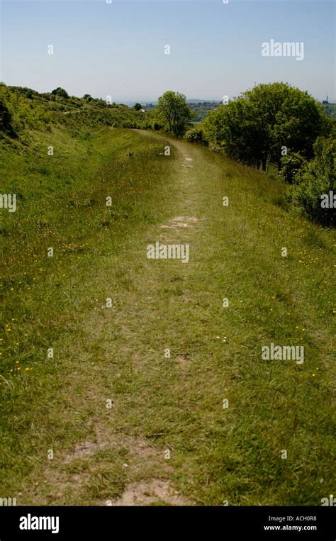 Cissbury Ring Iron Age Hill Fort South Downs West Sussex England