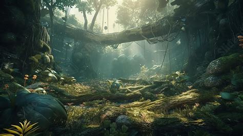 Forest Trees Greening Plants Powerpoint Background For Free Download