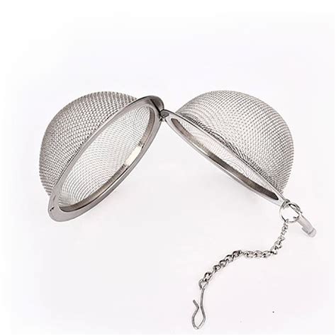 Stainless Steel Locking Spice Strainer Mesh Infuser Tea Ball Herbal