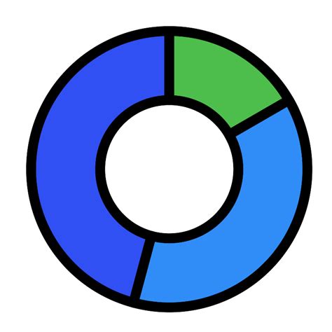 Donut Chart Business Analytics Statistics Vector Svg Icon Svg Repo