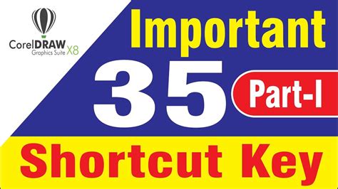Coreldraw Shortcut Key Hindi Tutorials Part I YouTube