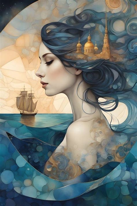 Pin by ᡣ𐭩 ꪆৎ on MY LOVE for ART Art nouveau illustration Art