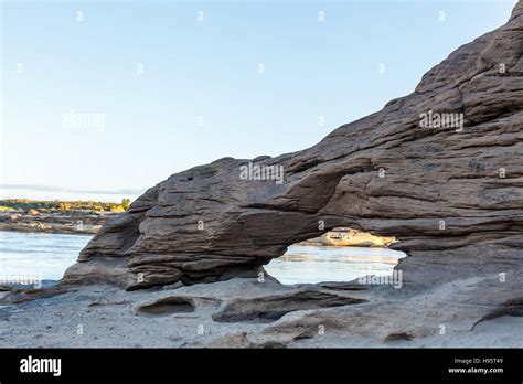 Sam Pan Bok In Mae Kong River Ubonratchathani Province Thailand Stock