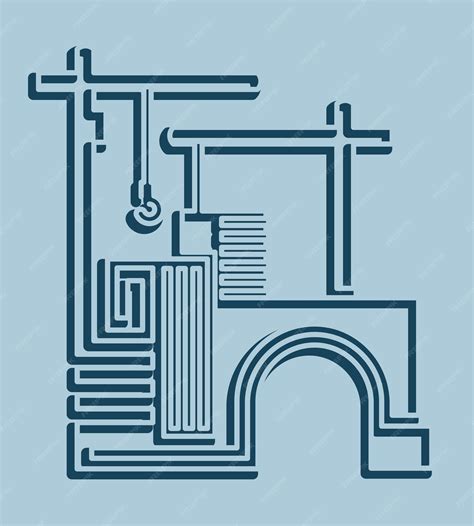 Desarrollo De Ingeniería Y Construcción Vector Premium Generado Con Ia