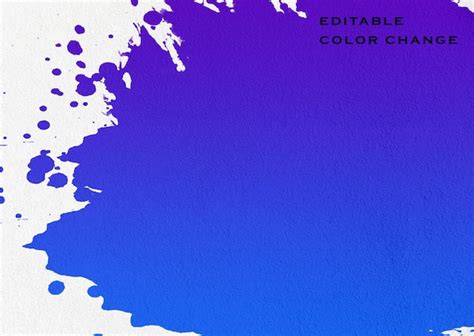 흰색 배경에 그라데이션 페인트 얼룩 프리미엄 Psd 파일