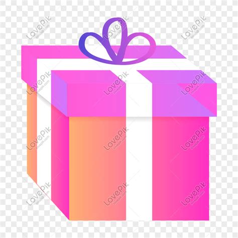 분홍색 아름다운 선물 무료 일러스트 레이션 Png 일러스트 무료 다운로드 Lovepik