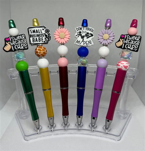 Beaded Focal Pens Etsy