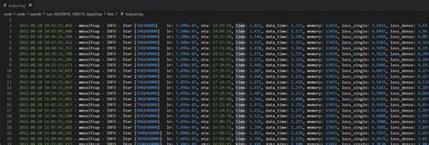 Log Full Output Not Just Training Progress Issue 412 Open Mmlab