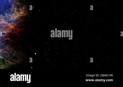 Seamless Loop Space Exploration Crab Nebula Pulsar Supernova Galaxy