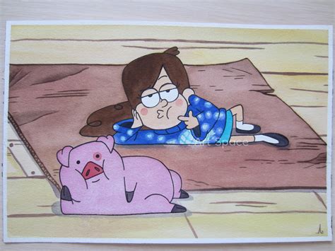 Gravity Falls Mabel And Waddles Drawing
