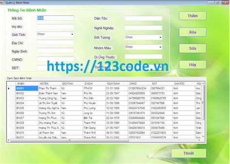 Source Code C Kèm Báo Cáo Quản Lý Hồ Sơ Bệnh án