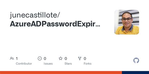 GitHub Junecastillote AzureADPasswordExpirationNotification