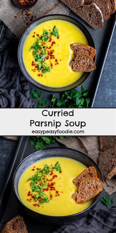 Curried Parsnip Soup Only 4 Ingredients Easy Peasy Foodie