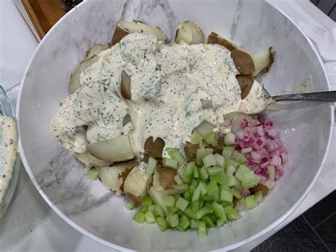 Dill Potato Salad Adapted From Ina Garten Tailgate Guru