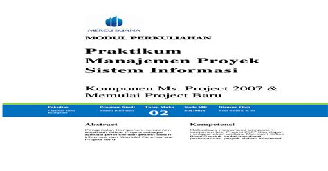 Contoh Proposal Manajemen Proyek Sistem Informasi Aplikasi P