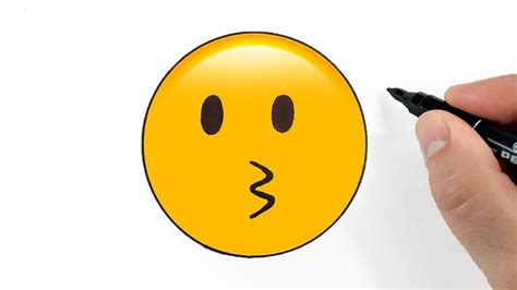 Как нарисовать СМАЙЛИК ПОЦЕЛУЙ