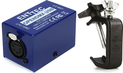 ENTTEC Open DMX USB 512 Ch Non Isolated DMX Interface Bundle Reverb