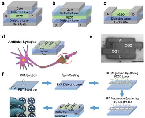 3d Schematics Comparison Of The Representative Artificial Synaptic