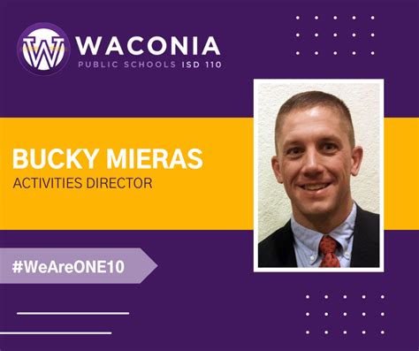 Bucky Mieras Named New Activities Director At Waconia High School