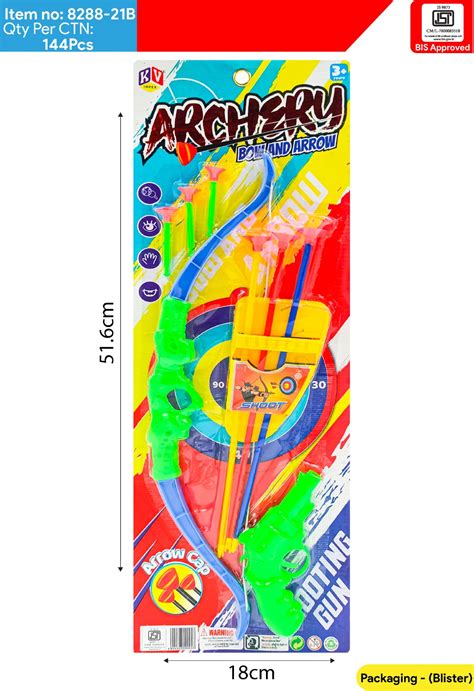 8288 21b Bow And Arrow With Small Gun With Arrows At Best Price In