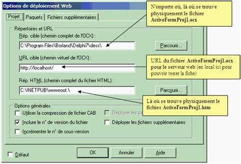 Chap 68 Déploiement Dun Activex Sur Le Web Avec Delphi