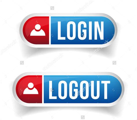 Login And Logout Buttons 17 Free And Premium Download